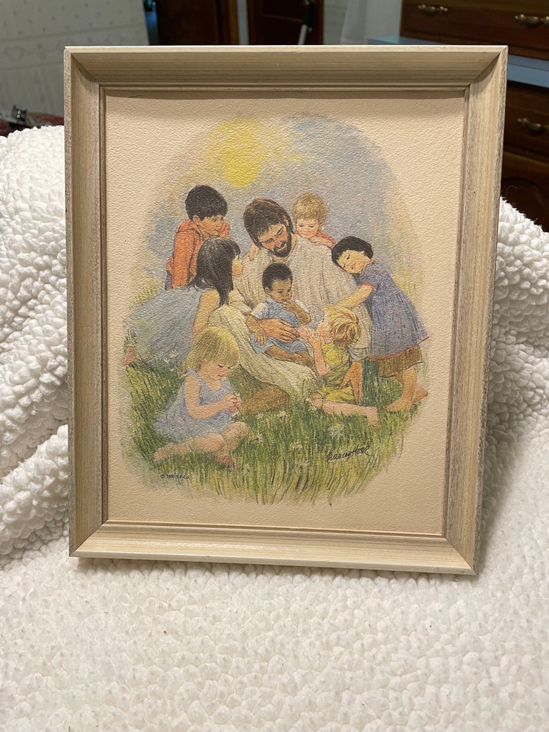 Jesus and the Children by Frances Hook - Etsy