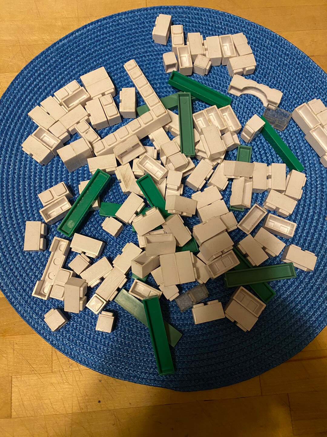 Vintage Building Lego Type Blocks White - Etsy