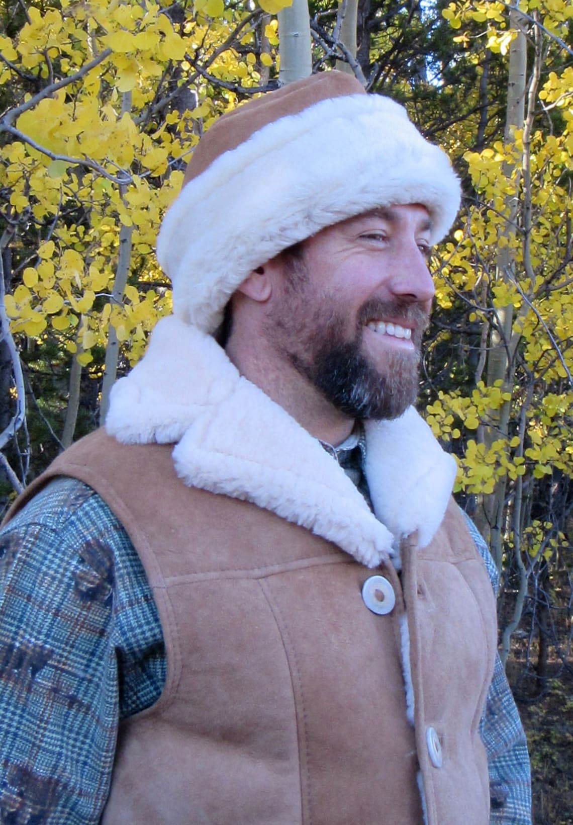 Mens Sheepskin Hat-diplomat - Etsy