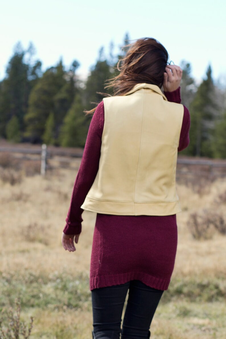 Ladies Deerskin Vest | Etsy