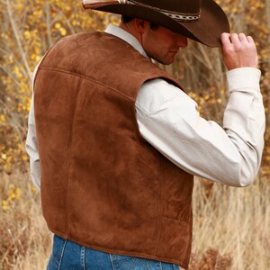Mens Sheepskin Vest-gambler - Etsy