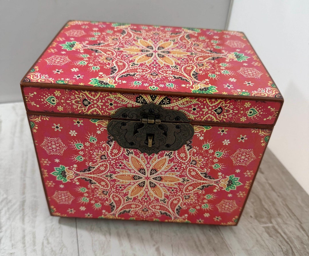 Decorated Lock Box - Etsy