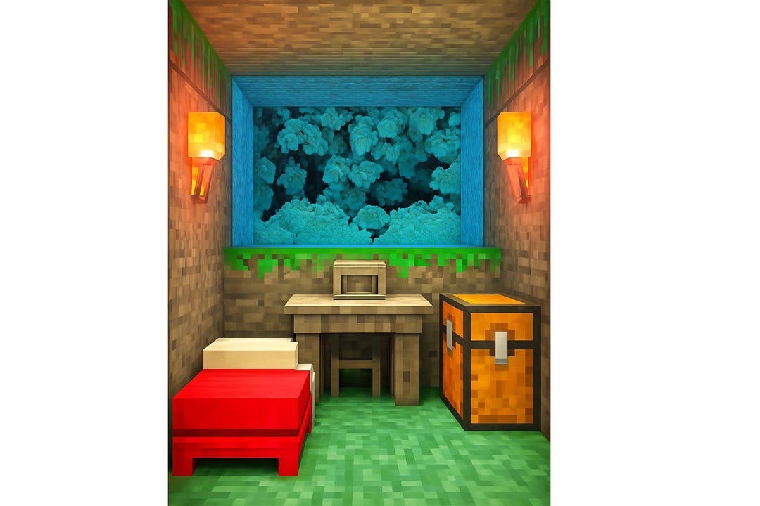 Minecraft Themed Digital Planner PDF | Pixel Art Gamer Planner for ...