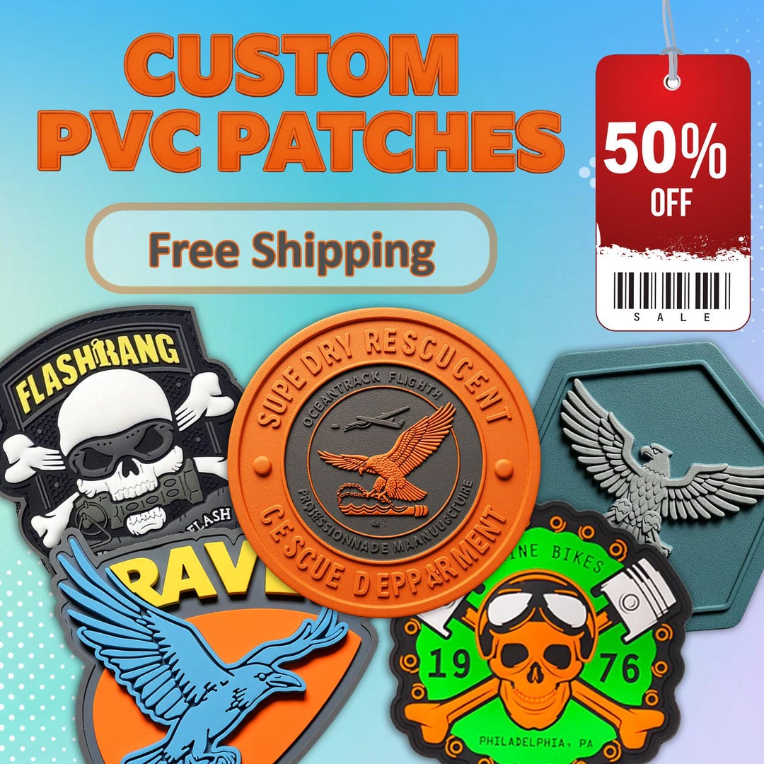 Custom PVC Patches | Tactical PVC Patches | Personalized PVC Patches | Rubber Patches | Silicon ...