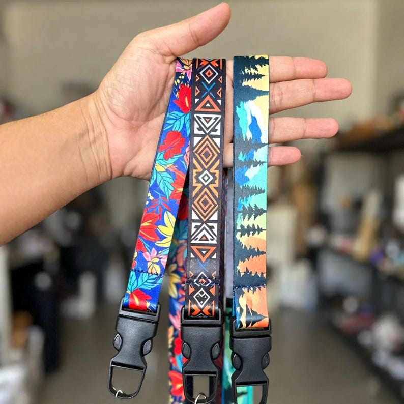 Custom Printed Lanyard| Personalized Event ID Holder, Full Color Logo ...