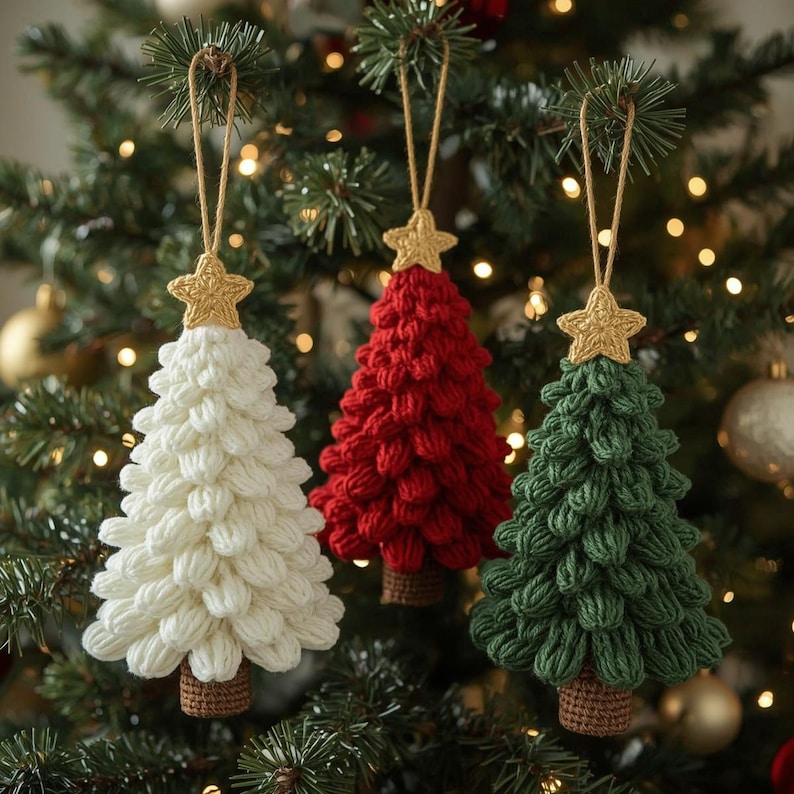 Crochet Christmas Ornament Pattern Bundle | Beginner Amigurumi (PDF) - Etsy