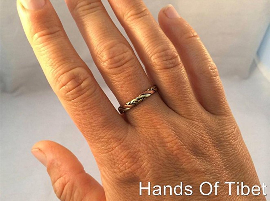 Handmade Three Metal Healing Medicine Ring From Nepal - Etsy