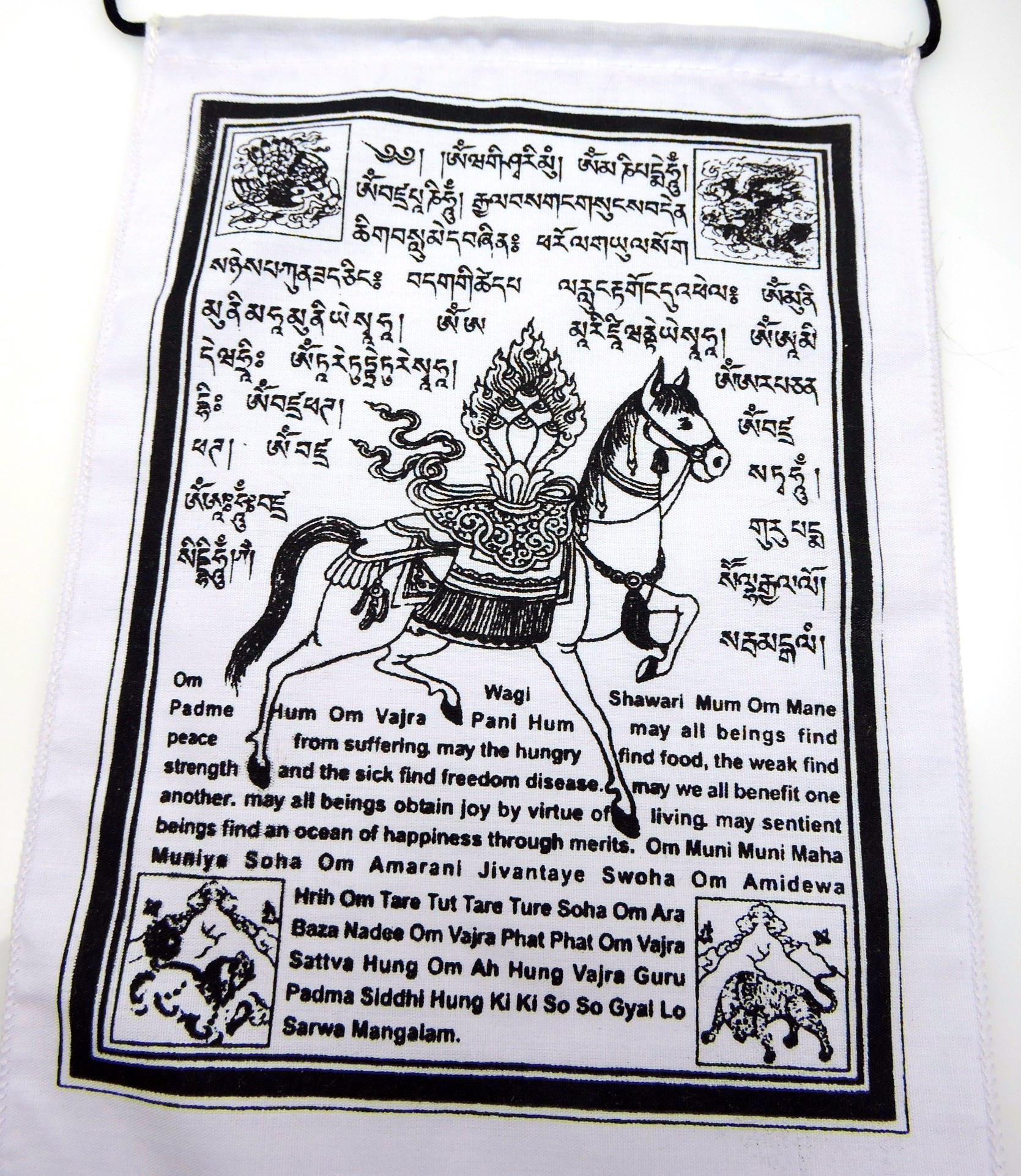Handmade Tibetan Wind Horse Prayer Flags With English - Etsy Canada