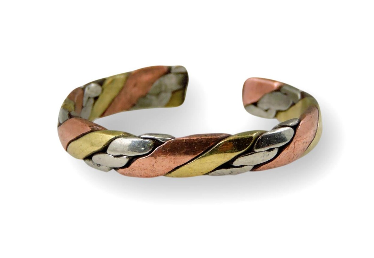 Handmade Three Metal Healing Medicine Ring From Nepal - Etsy