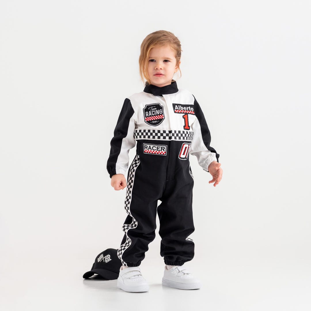 Personalized Race Car Birthday Costume for Toddlers - Car Boys Racing ...