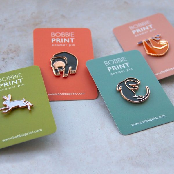 Wildlife Pins - Etsy