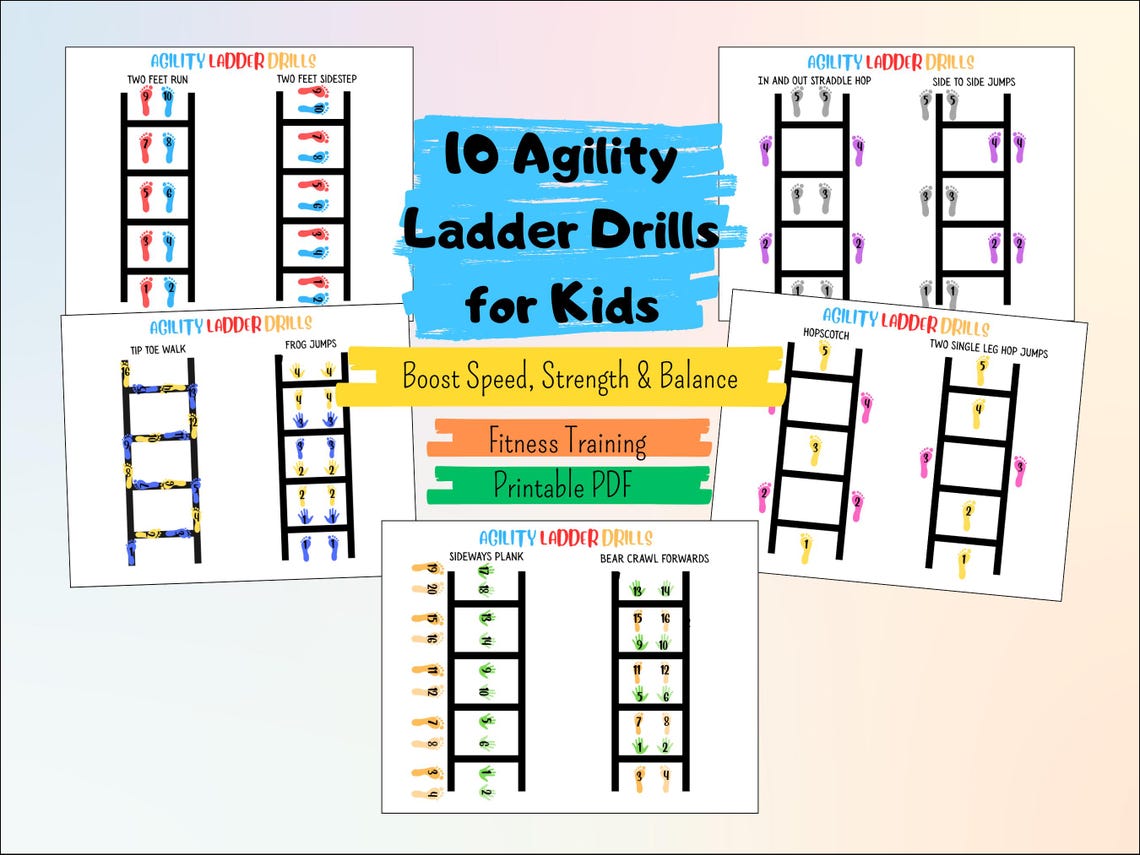 10 Agility Ladder Drills for Kids | Boost Speed Balance & Strength ...