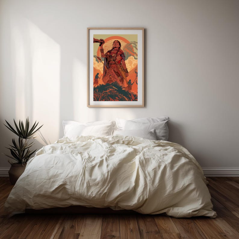 Rigoberta Menchú Poster: Indigenous Rights Wall Art, Maya K’iche ...