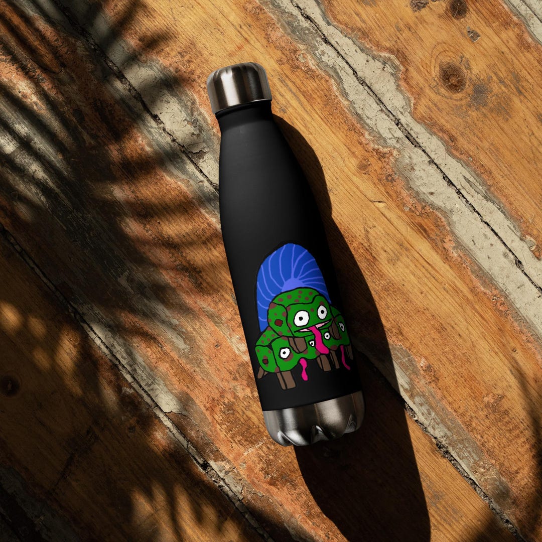 Stainless Steel Portal Frog Water Bottle - Etsy