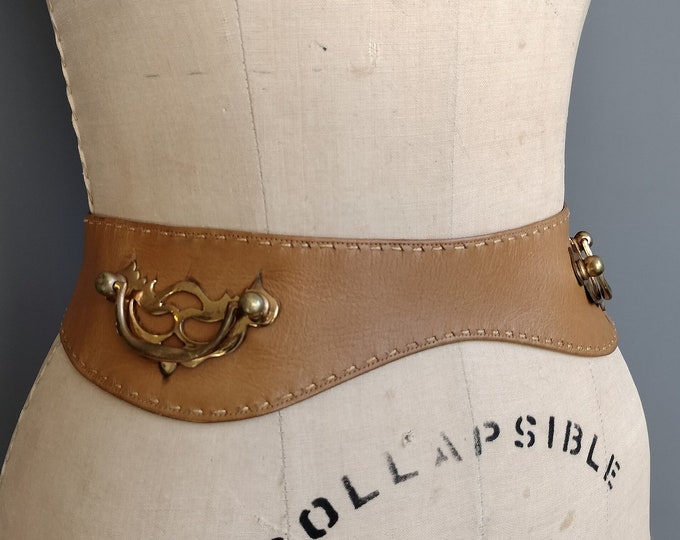 1950s Surrealist Belt, Bureau Hardware Drawer Pulls, Surrealism Pop Art ...