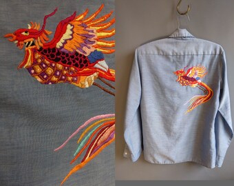 Chambray Work Shirt | Etsy