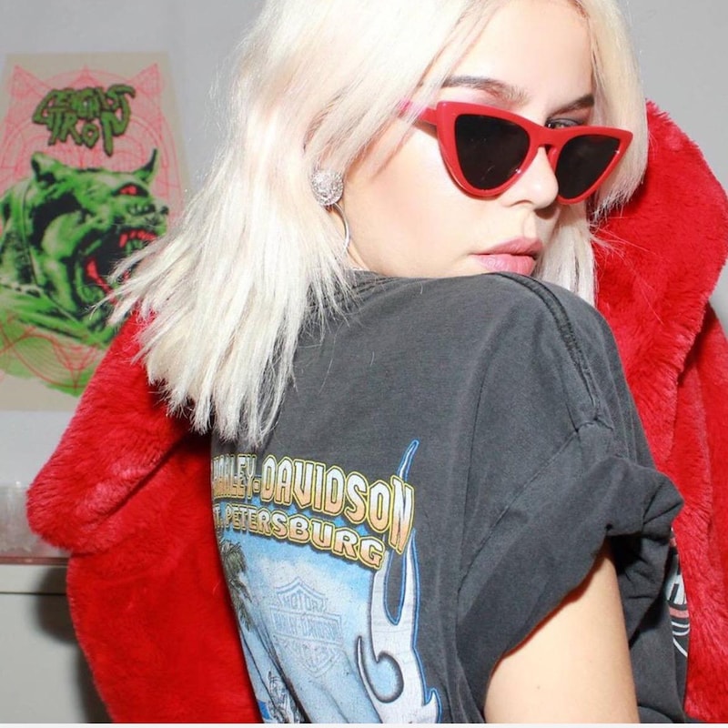 Red Vintage Cat Eye - Etsy UK