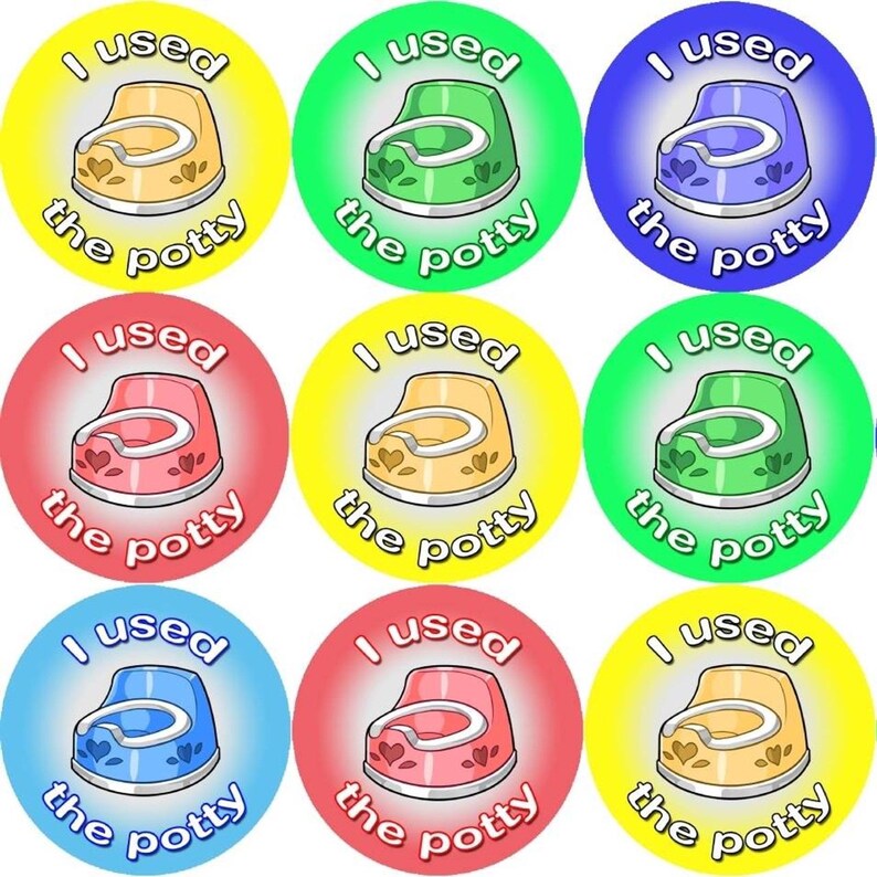 Girls Potty Training Chart – Printable Toddler Reward Sticker Chart ...