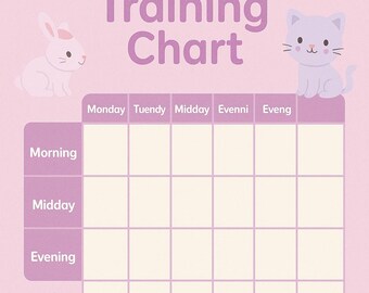 Girls Potty Training Chart – Printable Toddler Reward Sticker Chart ...