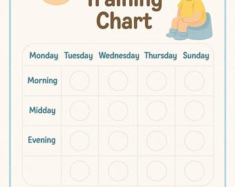 Personalized Potty Training Chart – Printable Toddler Reward Sticker ...