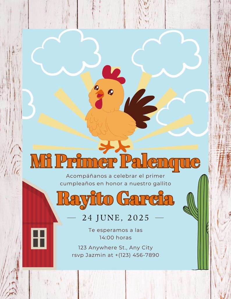 Baby's First Cumple Invitation - Etsy