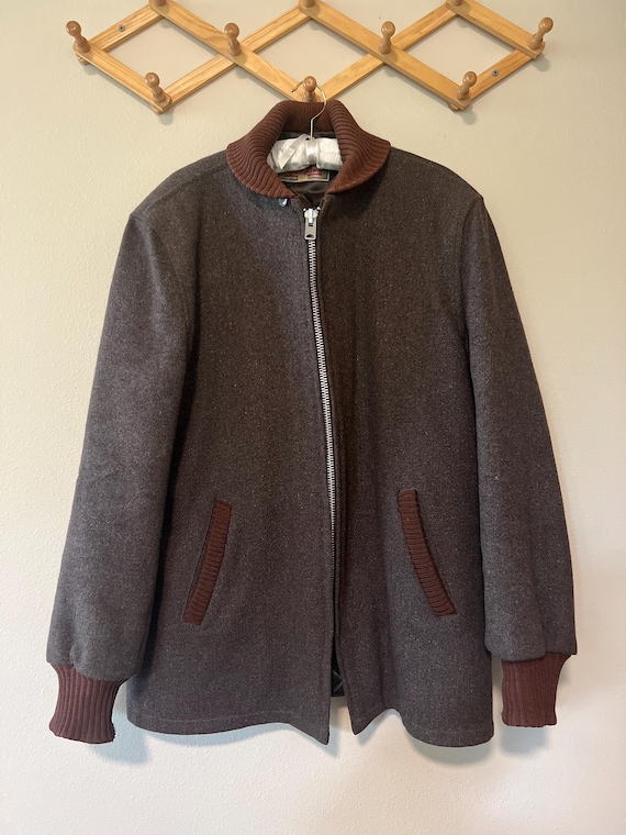 Vintage Lakeland Original Clicker Coat Brown Wool Ta… - Gem