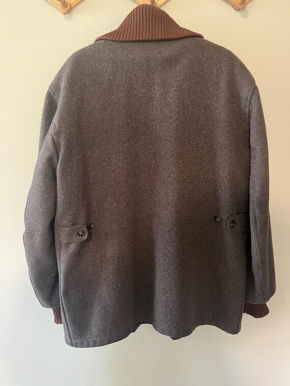 Vintage Lakeland Original Clicker Coat Brown Wool Ta… - Gem
