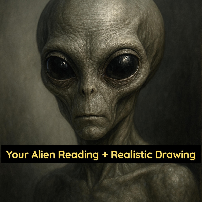 Alien Drawing Reading - Etsy UK