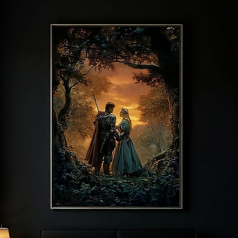 Princess Knight Frame - Etsy UK