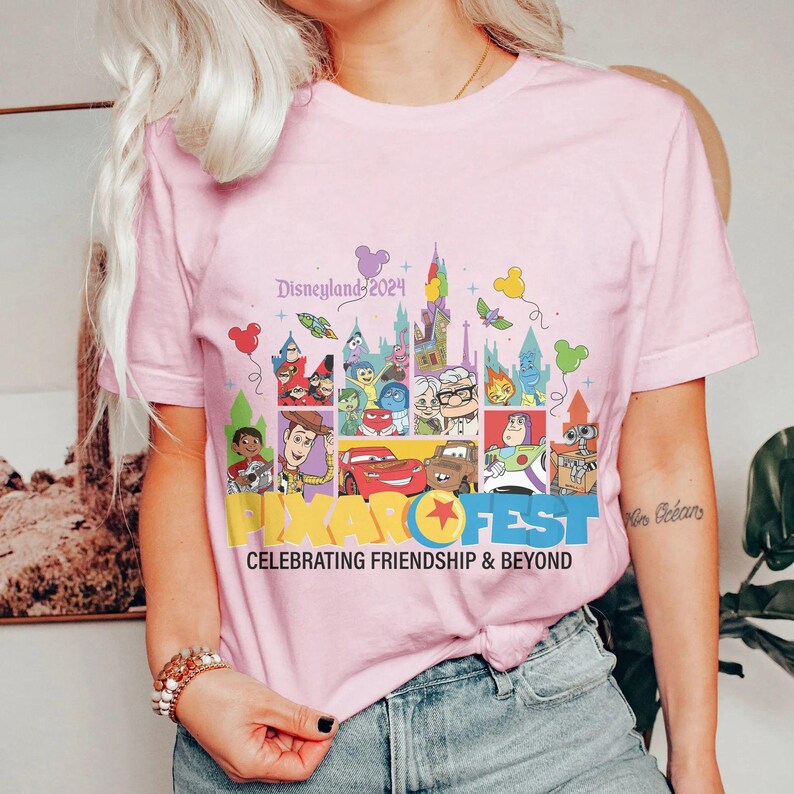 Disneyland Castle Pixar Fest 2026 Shirt, Disney Pixar Toy Story Shirt ...