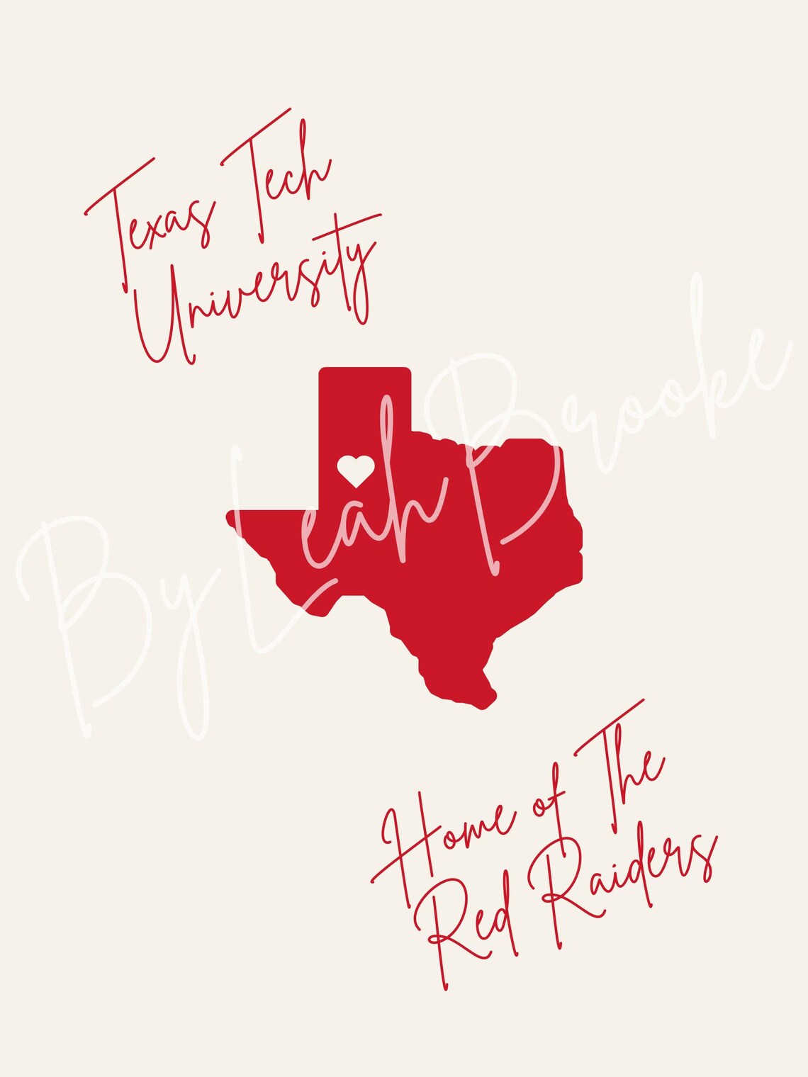 Texas Tech Wall Art Set of 6 | Red Raiders Digital Prints | TTU Dorm ...