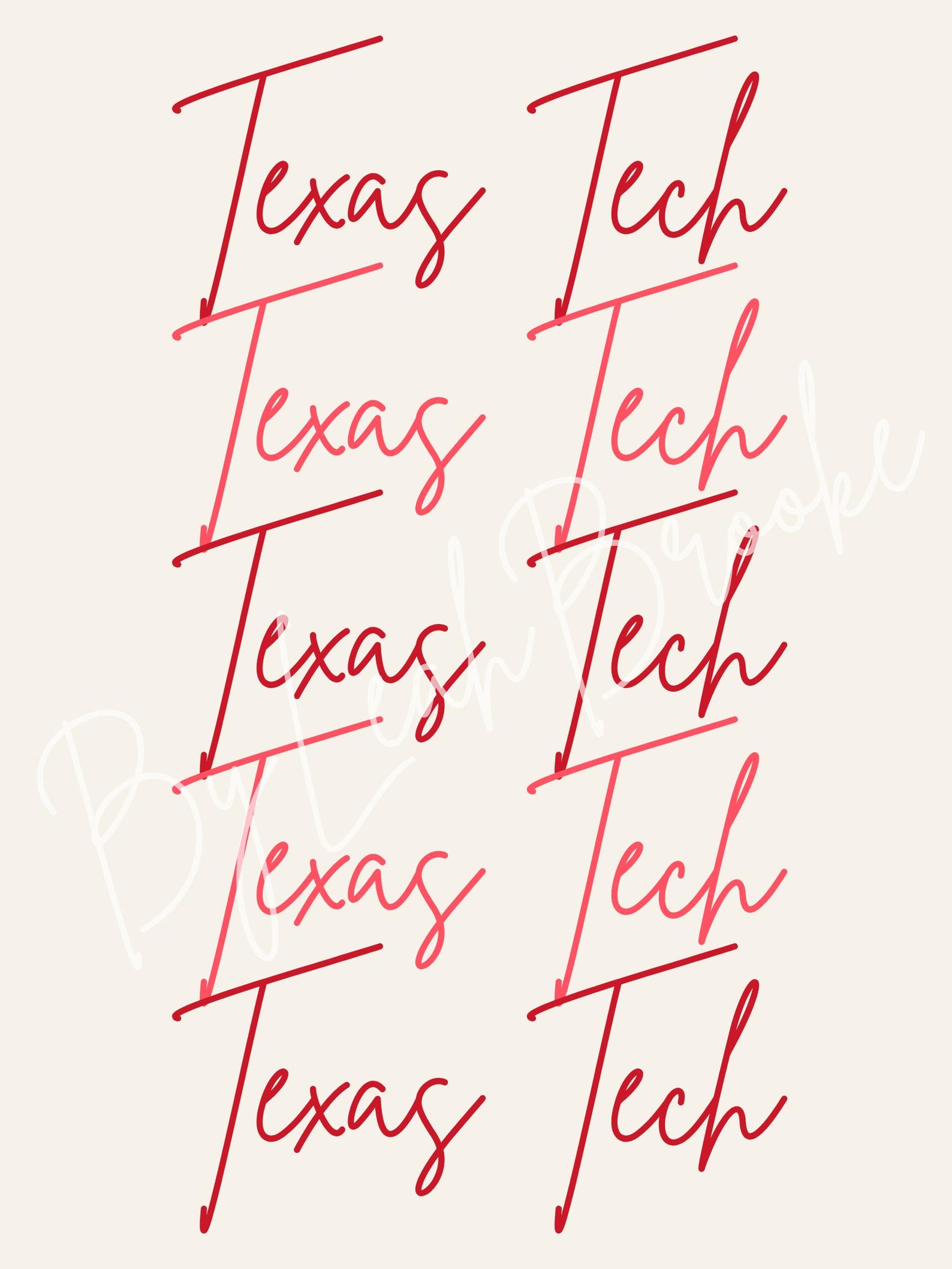Texas Tech Wall Art Set of 6 | Red Raiders Digital Prints | TTU Dorm ...
