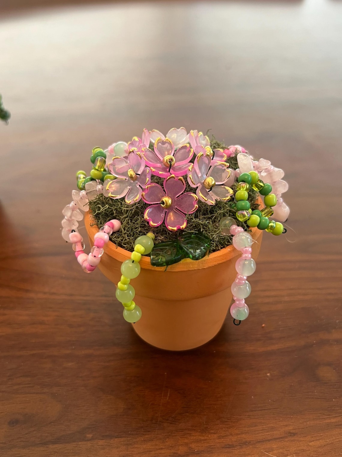 Beaded Flower Pot Plants - Etsy