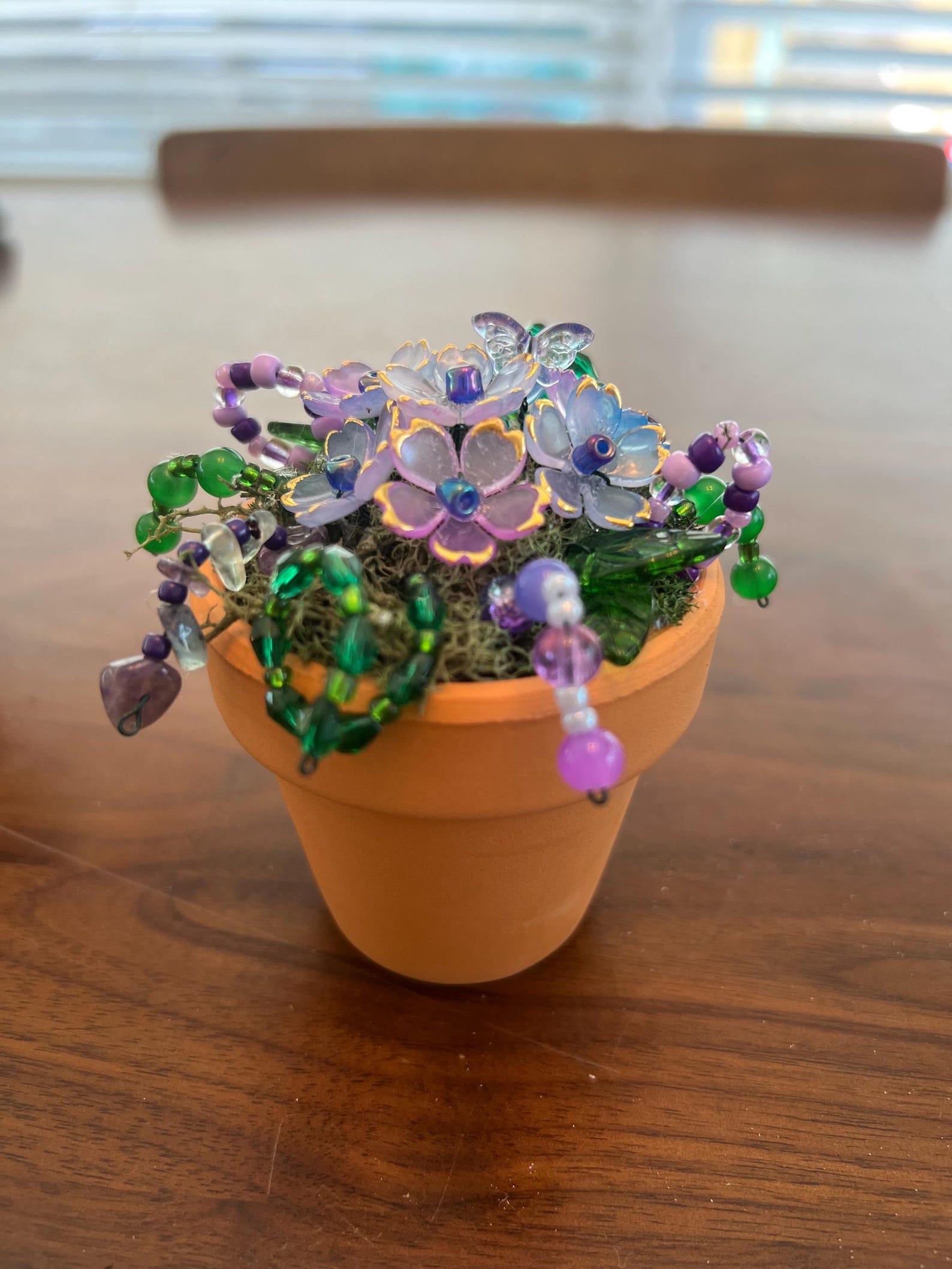 Beaded Flower Pot Plants - Etsy