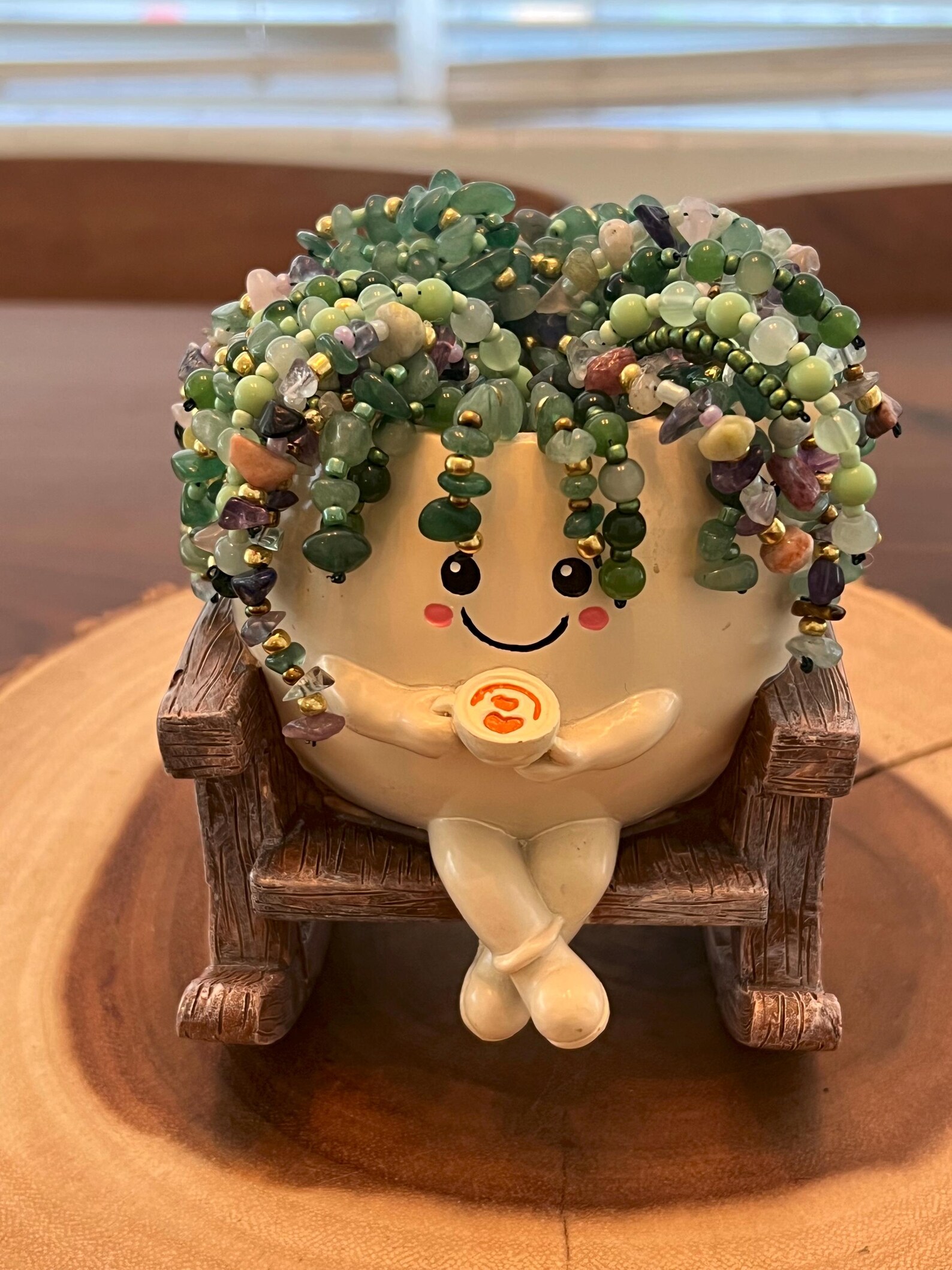 Smiley Face Succulent Beaded Plant - Etsy