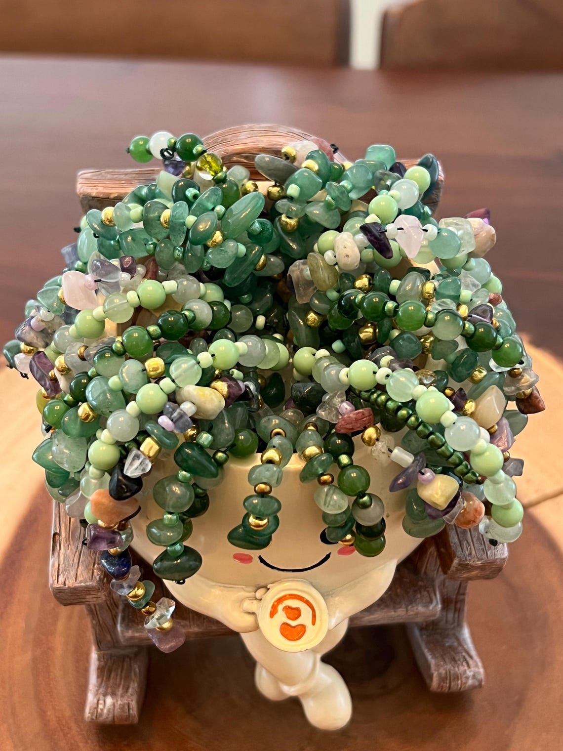 Smiley Face Succulent Beaded Plant - Etsy