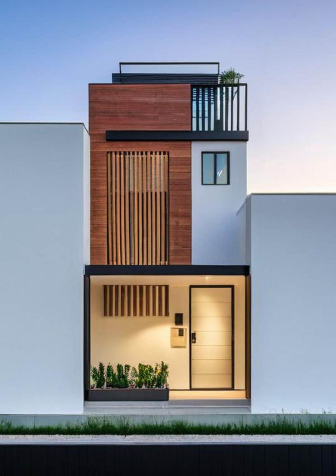 House Plan | Land - 42m2 | 3 Floors + Roof | Narrow Lot 3.5 X 12 M ...