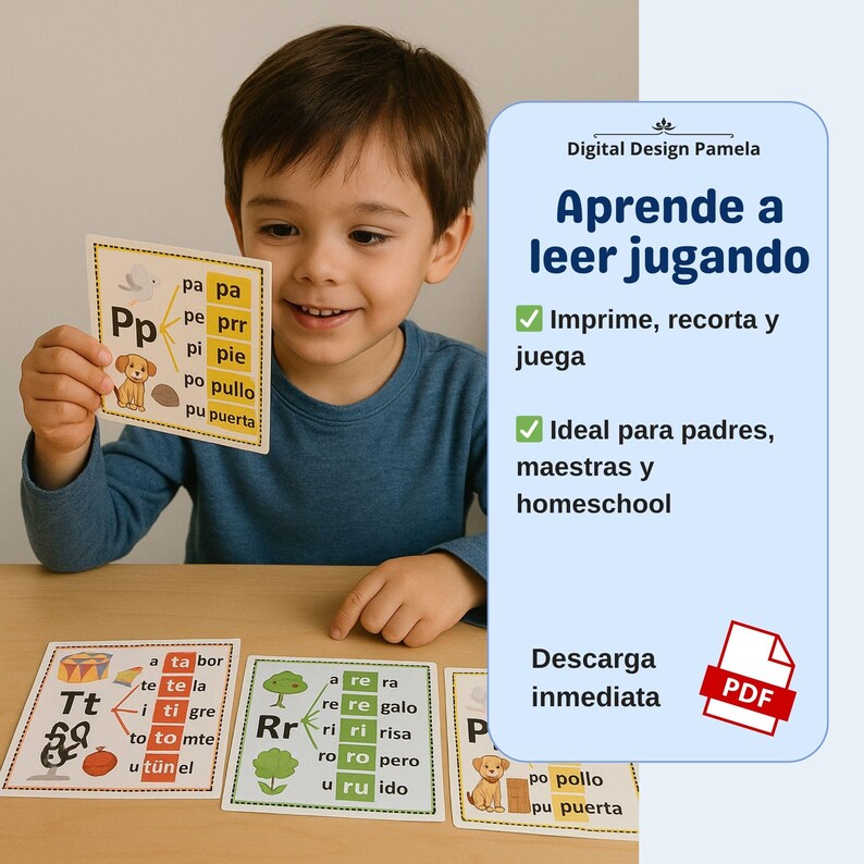 Printable Syllable Cards in PDF – Reading Learning for Children ...