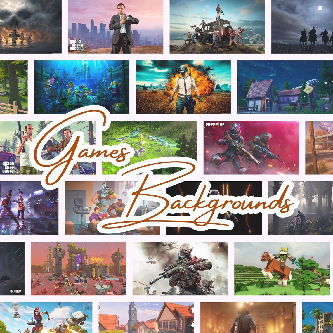 Gaming Youtube Thumbnails Pack: 900+ Assets, Canva Templates (digital ...