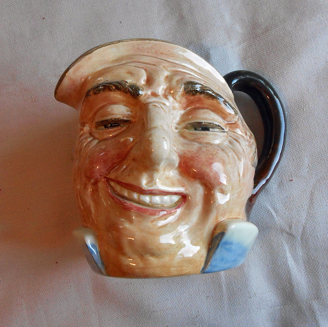 ROYAL DOULTON Farmer John PITCHER Jug Large 6 H 7.5 Detailed Smiling ...