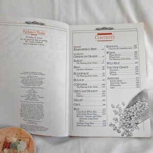 GRAINS COOKBOOK by Bert Greene 1988 Soft Cover 400 Meatless Cooking ...