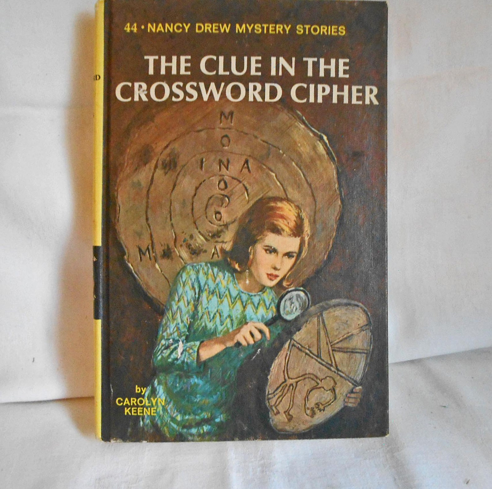 Nancy Drew CLUE in CROSSWORD CIPHER Book Wooden Plaque - Etsy