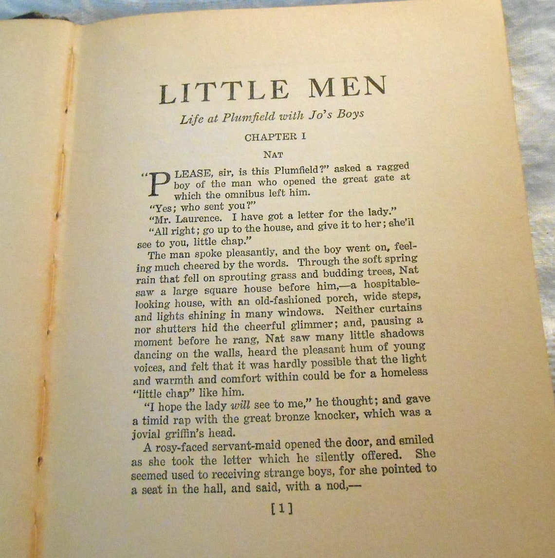 Louisa May Alcott's LITTLE MEN BOOK Life at Plumfield With | Etsy