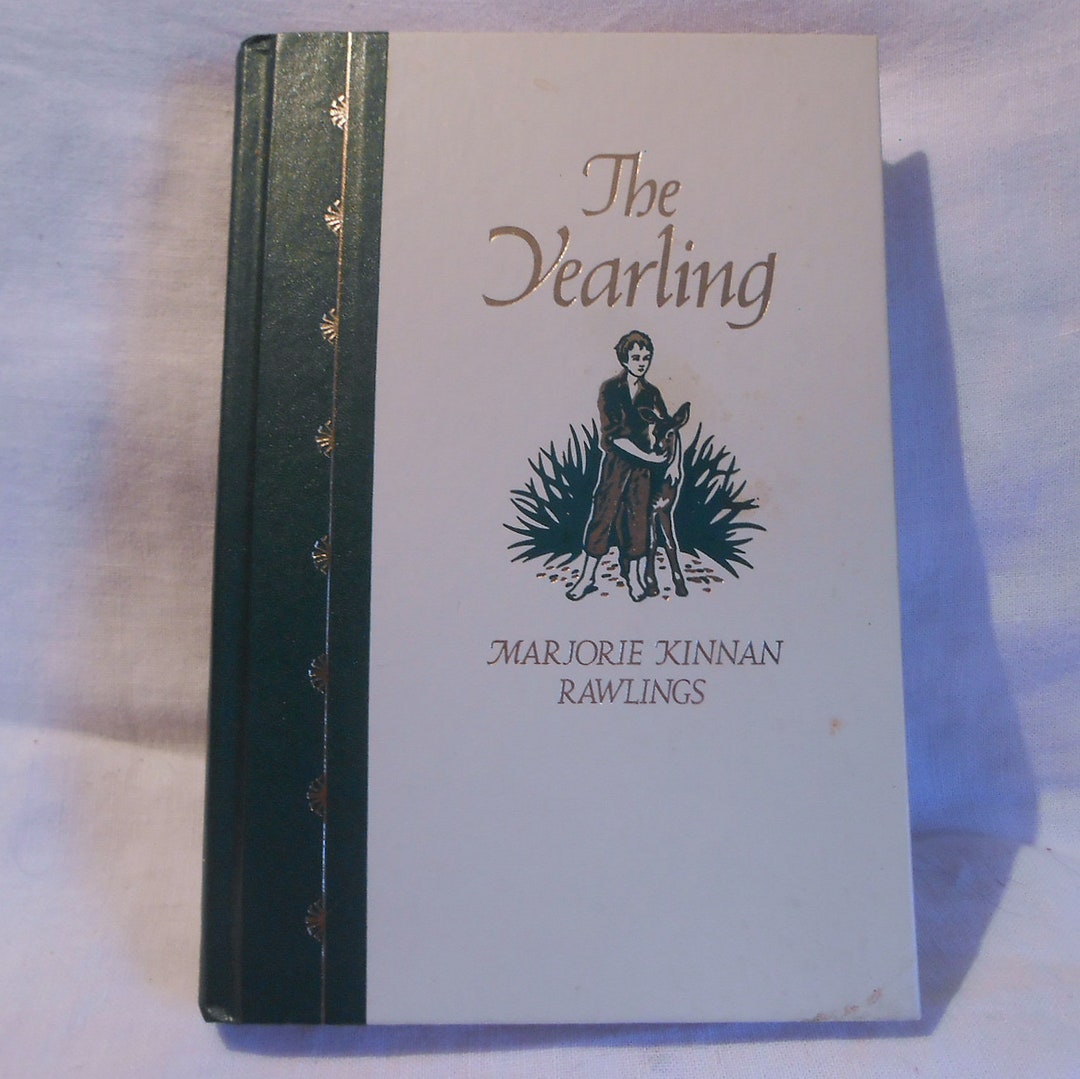 THE YEARLING Book Marjorie Kinnan RAWLINGS Classic Boy & Orphan Fawn ...