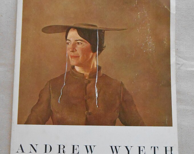 1966 ANDREW WYETH Book PAAFA Exhibition 222 Listings 111 Pgs Bio ...