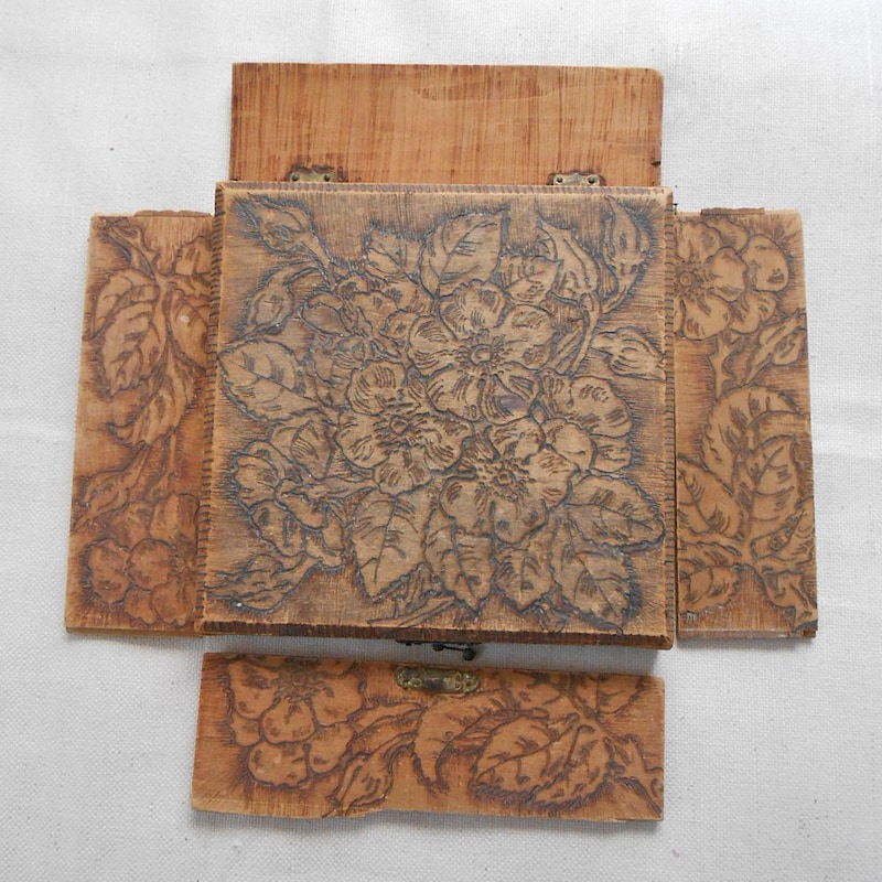 Pyrography Box - Etsy