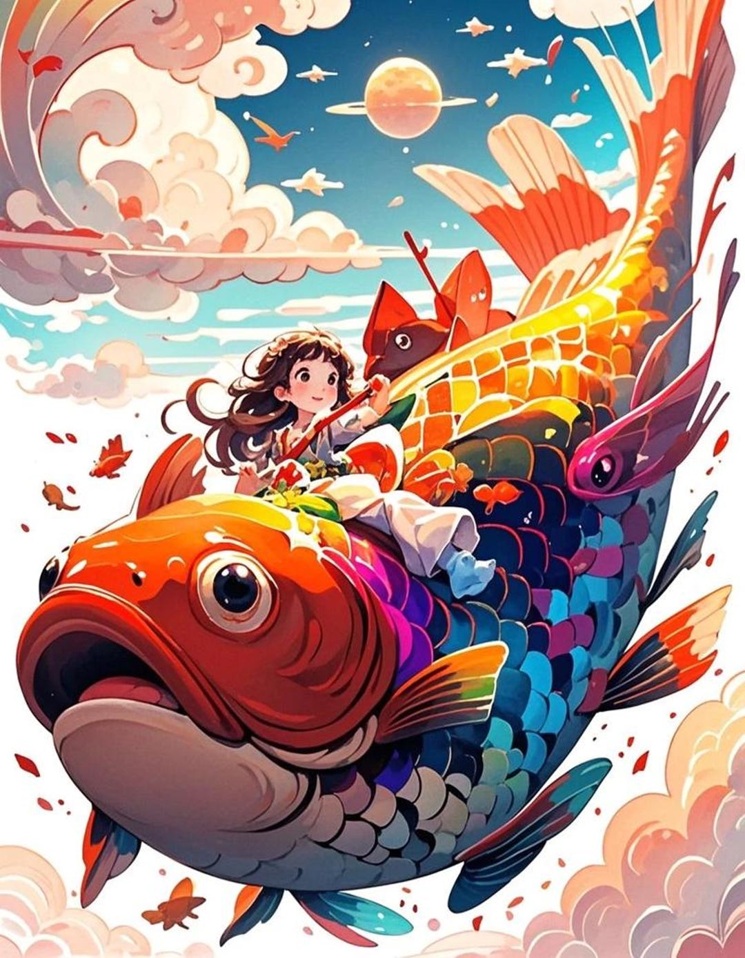 Art Puzzle, Goldfish, Dreamy Fish Art, 500 Piece Jigsaw, Japanese ...