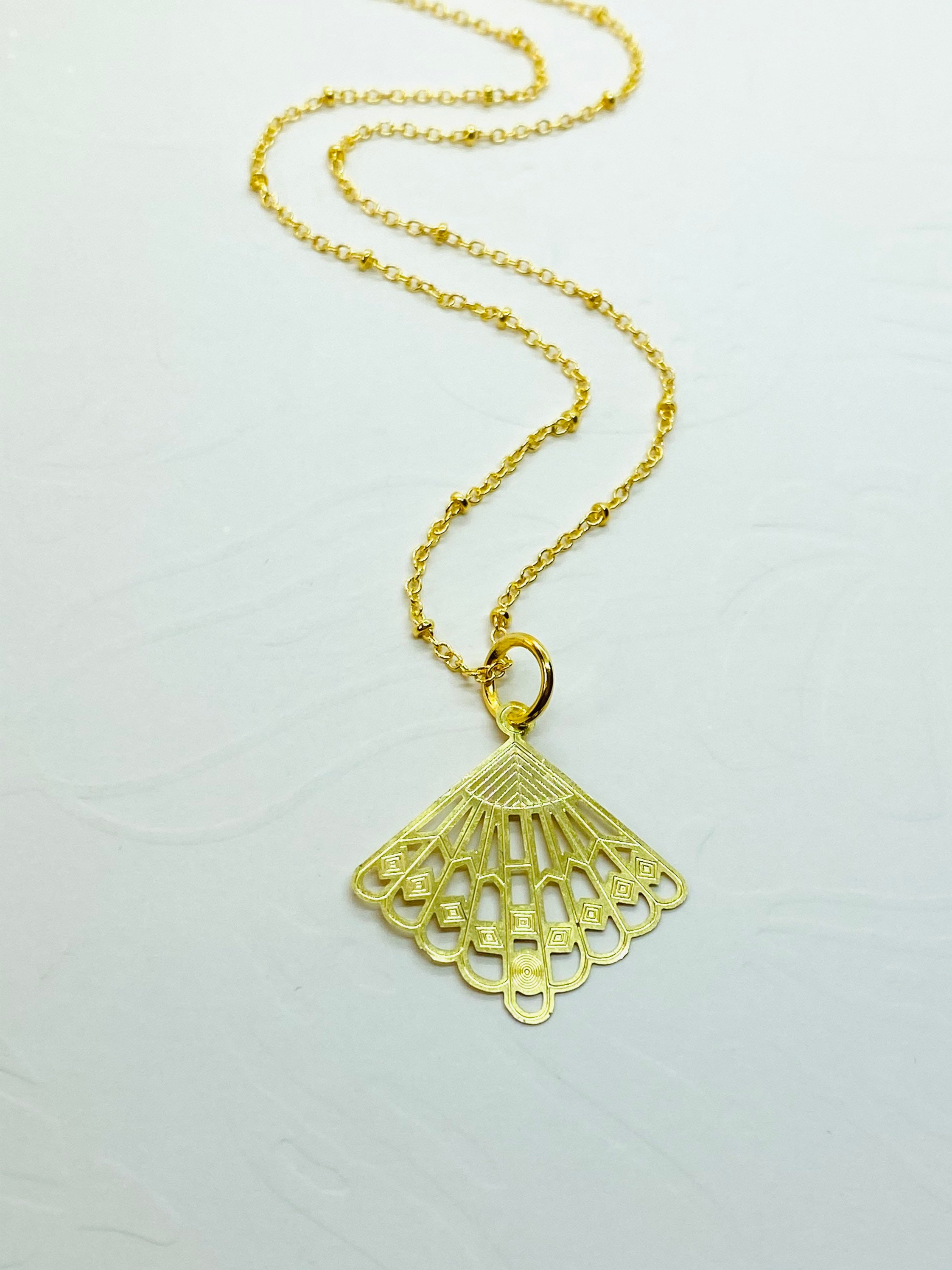 Collar de filigrana de oro, collar de oro, collar de filigrana, collar ...