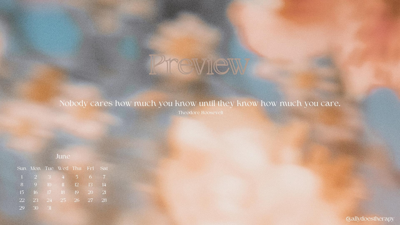 June 2025 Vibey Desktop Wallpaper - Etsy