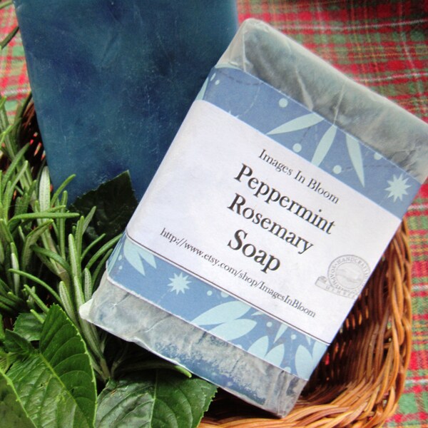 Peppermint Soap - Etsy
